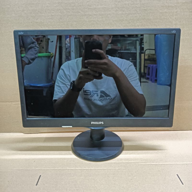 Jual Monitor LED Philips 163V5L 16 INCH Wide Screen Bergaransi | Shopee ...