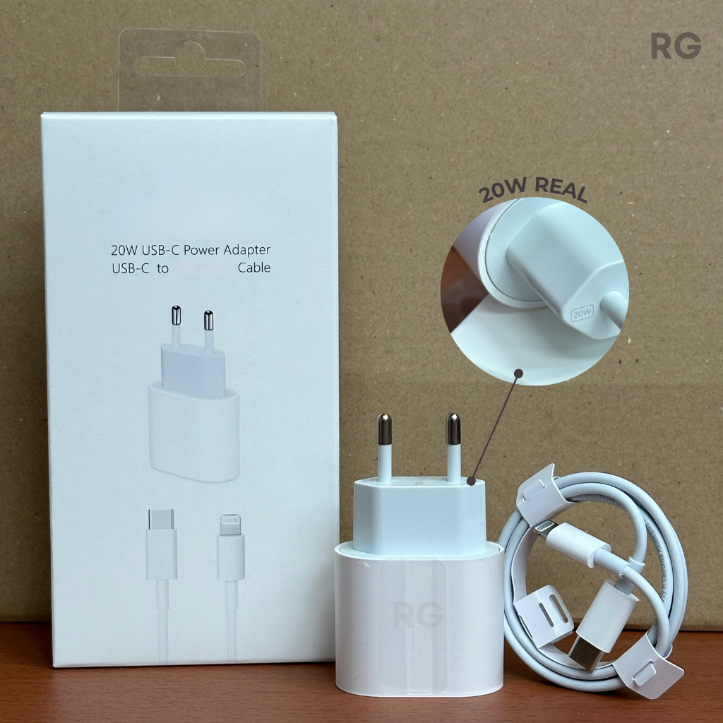 Jual Charger Iph 20 Watt Fast Charging Adaptor USB C To Lightning Casan Ip Adaptor Kabel 20W ...
