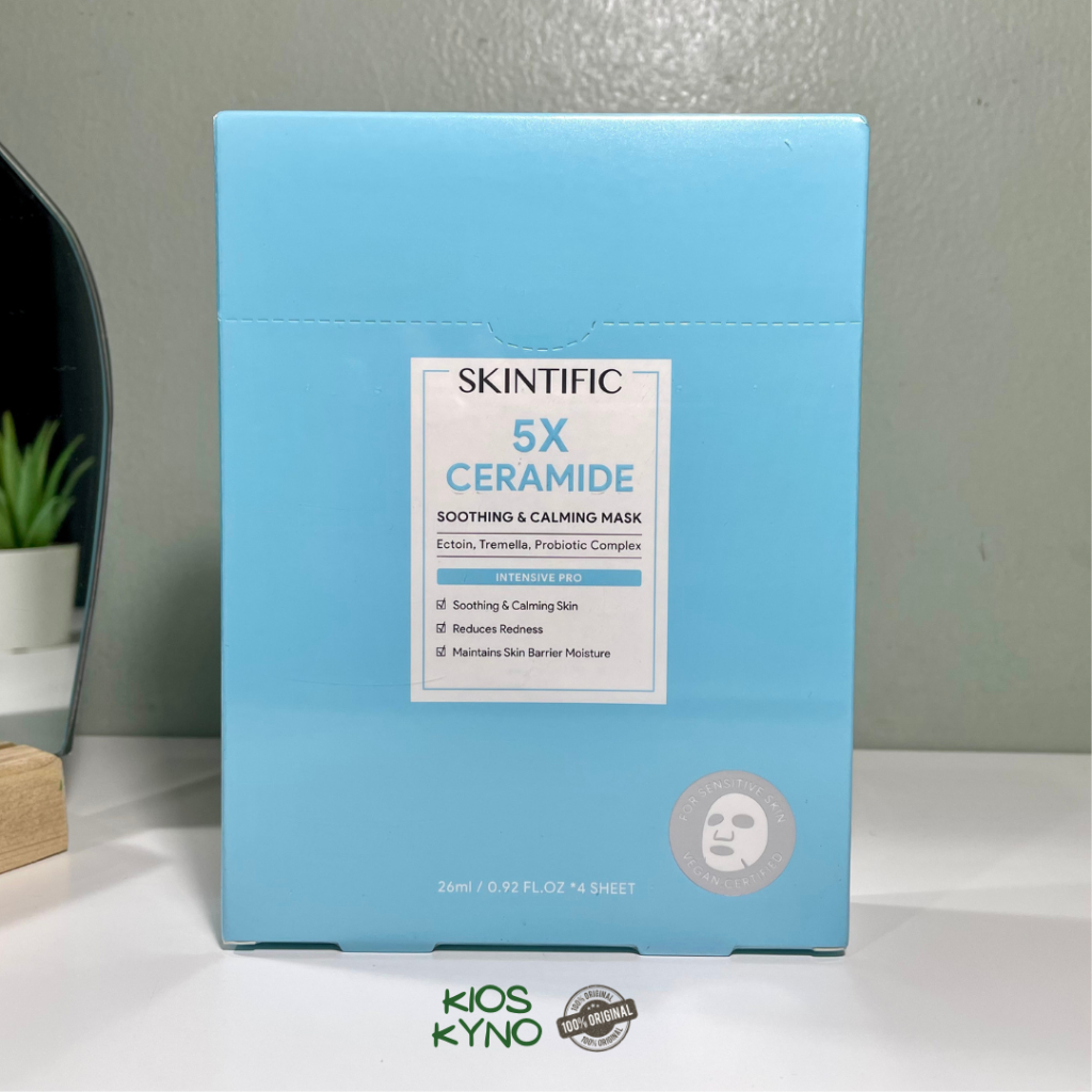 Jual SKINTIFIC 5X Ceramide Soothing & Calming Mask (Box) | Shopee Indonesia