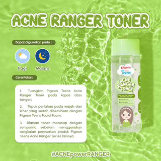 Jual PIGEON TEENS ACNE RANGER TONER 100ml | Toner Remaja | Kulit ...