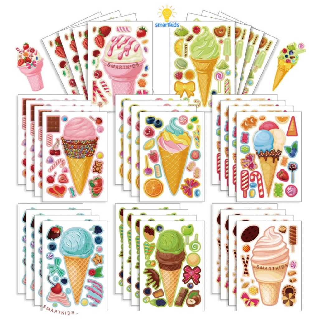 Jual DIY Stiker Anak Reusable Tempel Pasang Cabut Berulang Kali ...