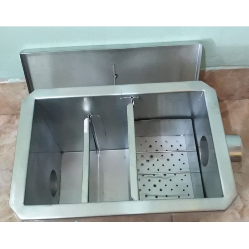 Jual Grease Trap stainless (penyaring minyak dari air) ukuran lebih ...