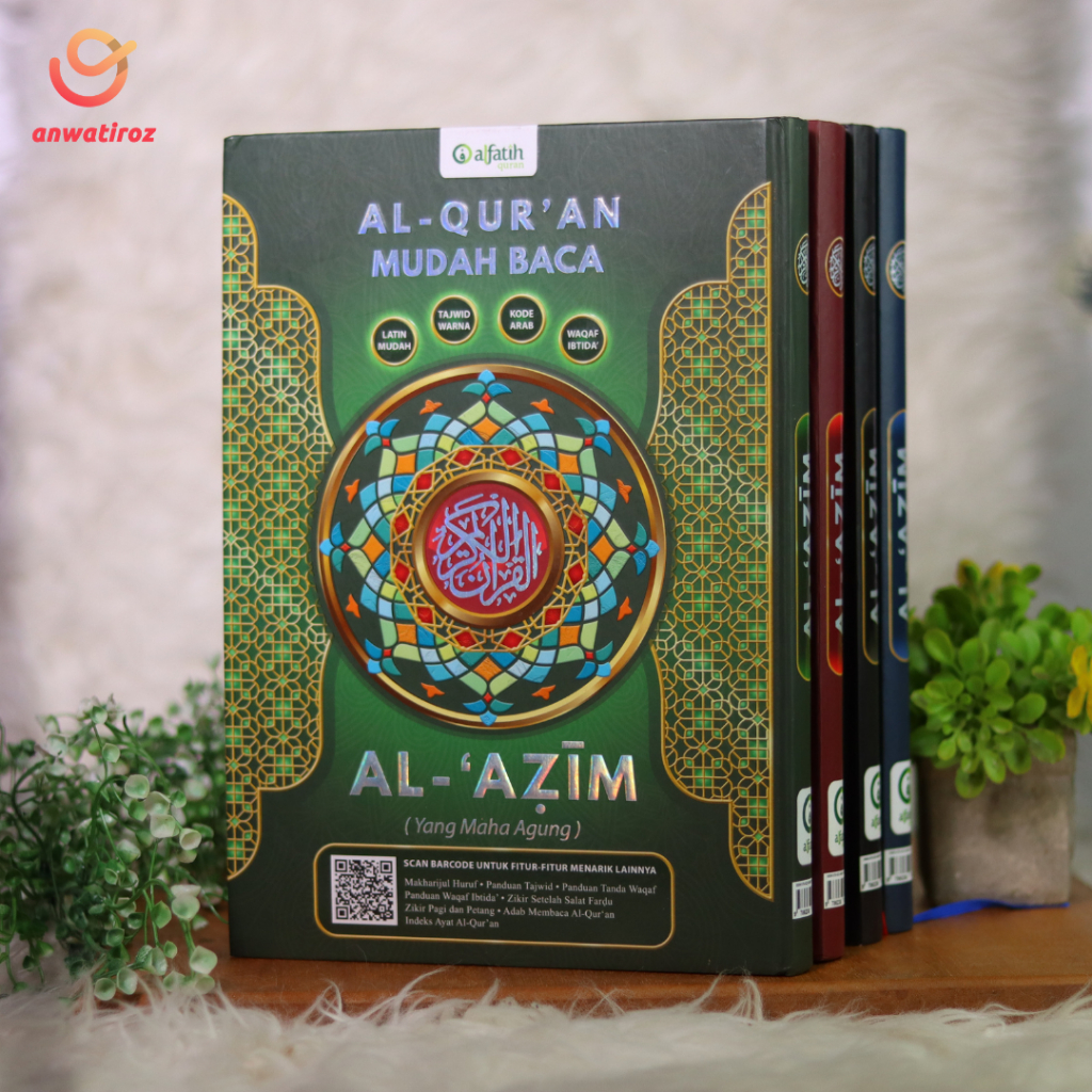 Jual Al Quran Latin Rasm Utsmani Besar Tajwid Warna dan Terjemah Al-Azim A4 | Shopee Indonesia