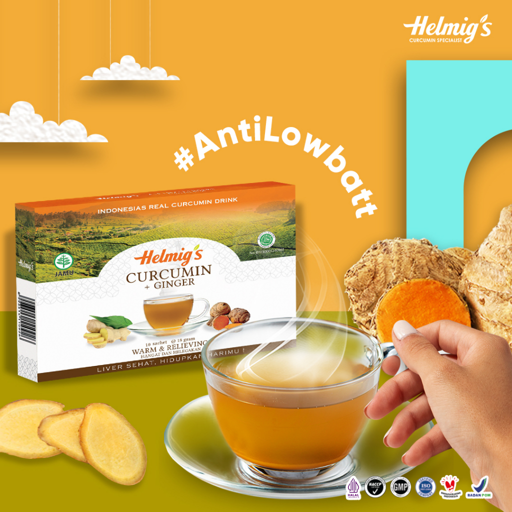 Jual Helmig's Curcumin Ginger 10 Sachet | Shopee Indonesia