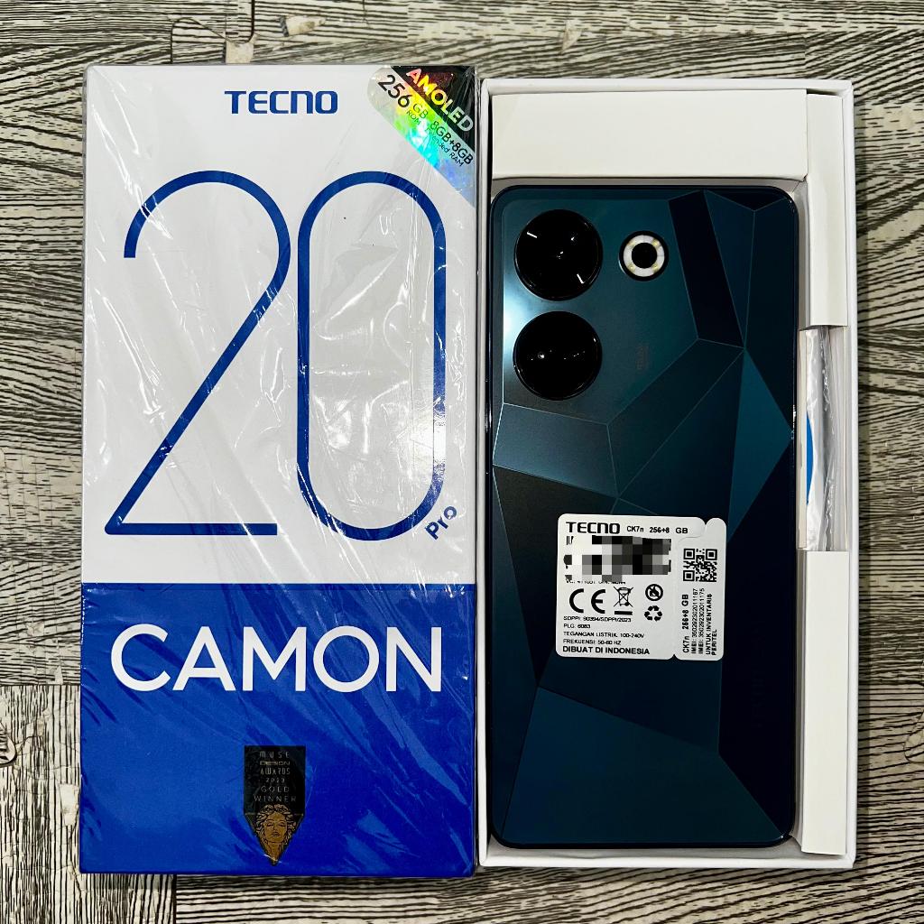 Jual Tecno Camon 20 Pro 8/256gb Second Fullset Bekas Resmi | Shopee ...