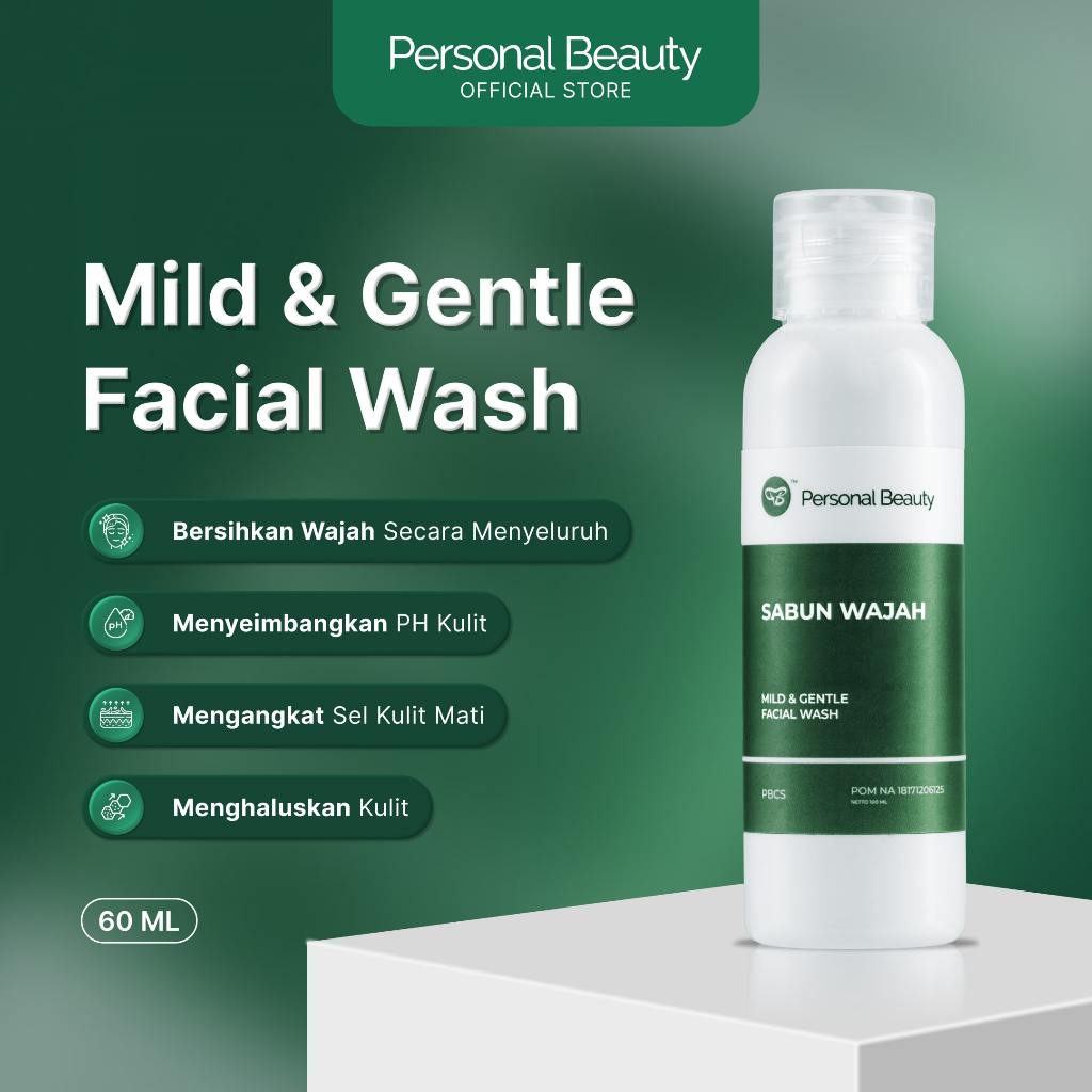 Jual Personal Beauty Sabun wajah Mild & Gentle Facial Wash Mencerahkan ...