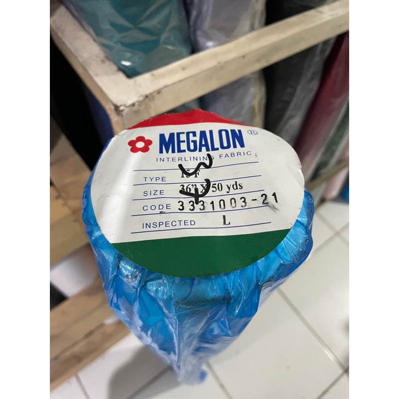 Jual kain kapas lem 15F Megalon/ kain pelapis/ harga per meter | Shopee ...