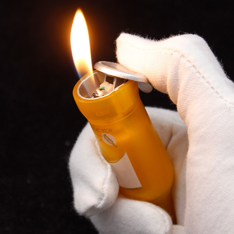 Jual Korek api gas isi ulang model botol minuman | Shopee Indonesia