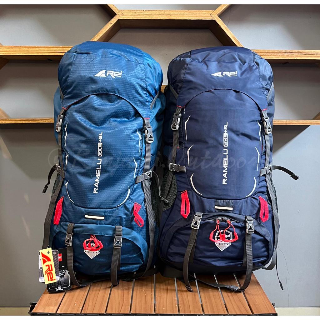 Jual TAS GUNUNG RAMELU 60+5L AREI OUTDOOGEAR ORIGINAL AREI CARRIER TAS HIKING REI KERIL 65L AREI ...