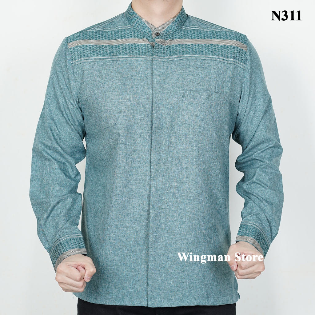 Jual Baju Koko Muslim Pria Songket Lengkap Lengan Panjang | Shopee ...