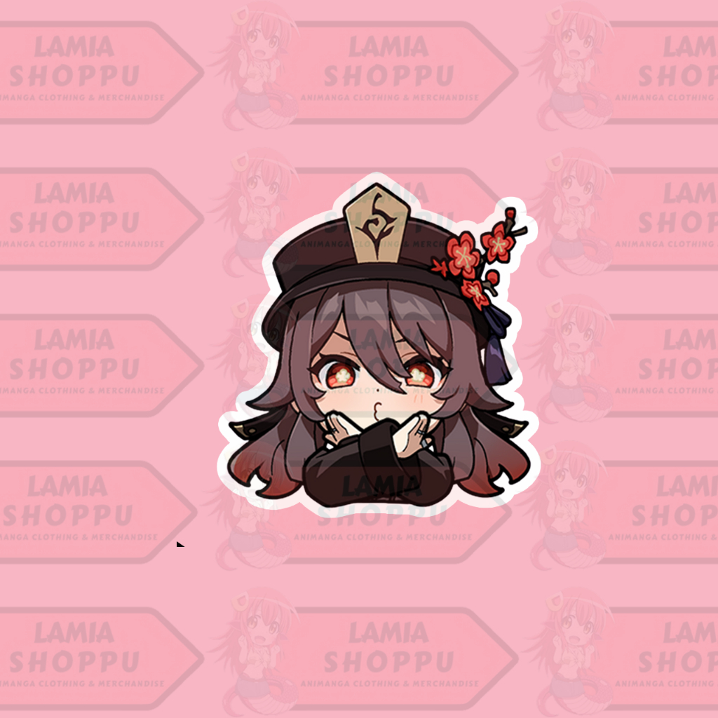 Jual Stiker Genshin Impact Hutao | Sticker Hutao Chibi Waifu | Shopee ...