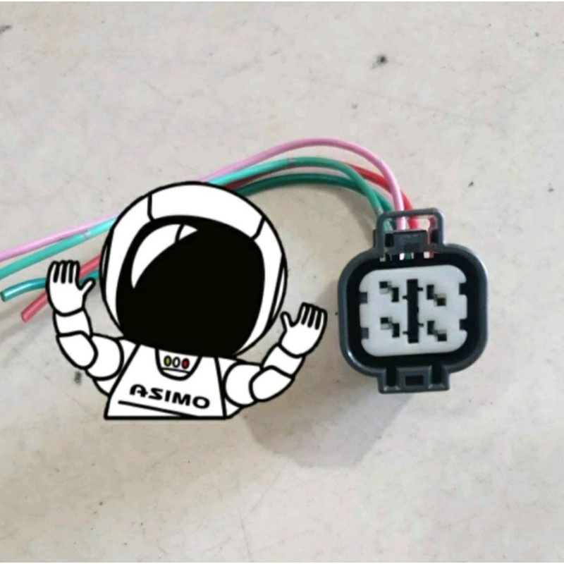 Jual soket steker pin 4 waterprof original mobil kabel socket konektor ...