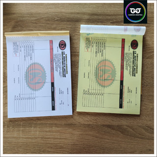 Jual cetak nota custom ukuran 1/2 polio nota bon nama perusahaan toko ...