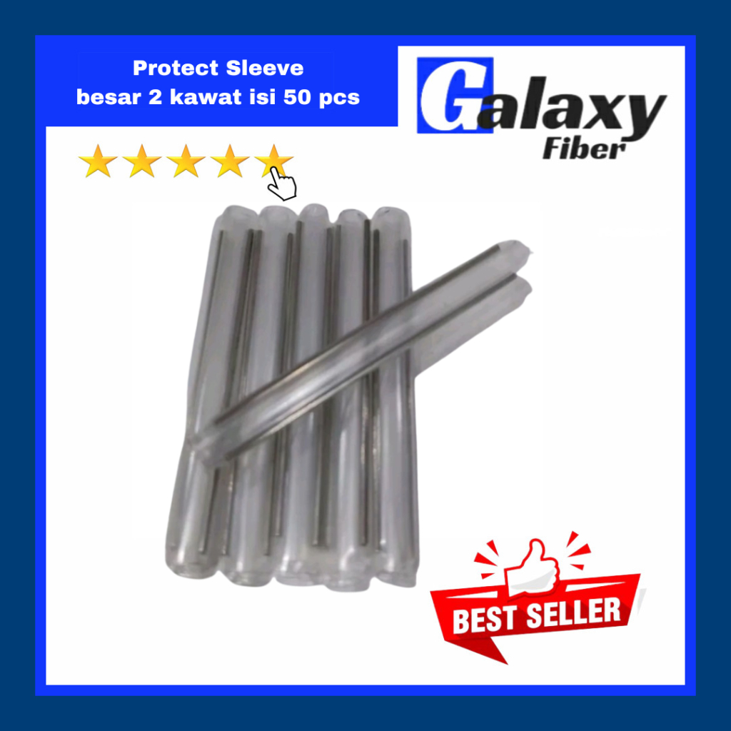 Jual Protection Sleeve Ukuran 60mm x 6mm DC Fiber Optik Besar 2 Kawat ...