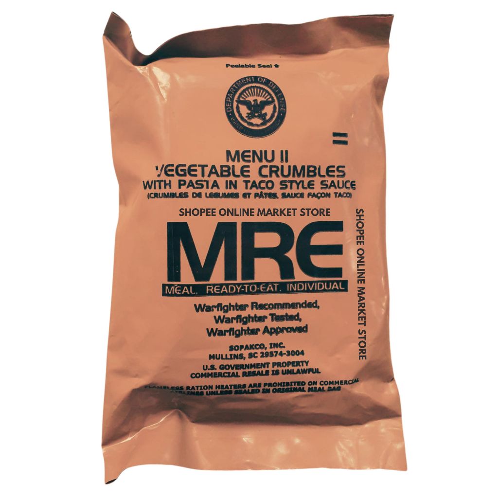 Jual MRE ransum tentara amerika menu 11 | Shopee Indonesia