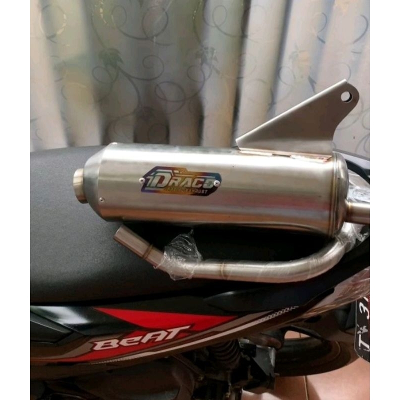 Jual Knalpot standar racing Draco stainlles Original Beat Vario nmax ...