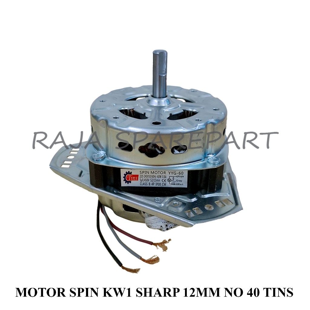 Jual MSK3K1S12 MOTOR SPIN PENGERING MESIN CUCI/MOTOR SPIN KW1 SHARP ...