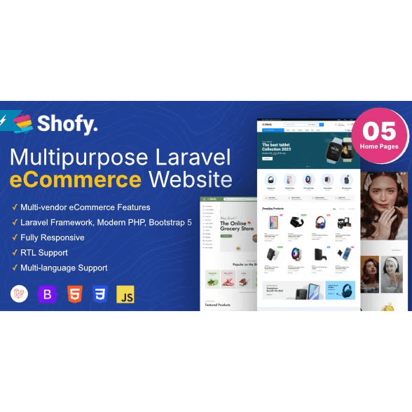Jual Shofy – eCommerce & Multivendor Marketplace Laravel Platform | Shopee Indonesia