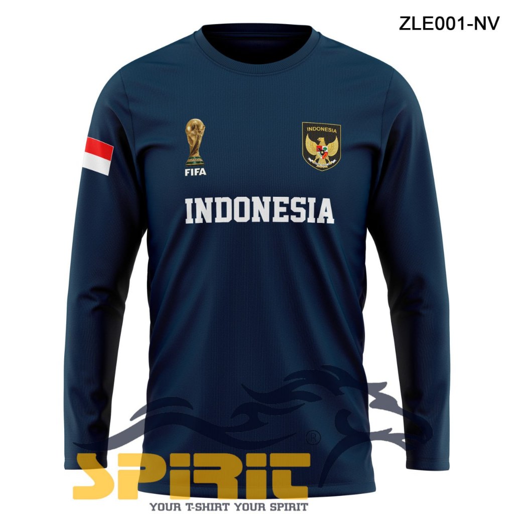 Jual Baju Jersey Timnas Indonesia 2024 Lengan Panjang All Color Katun ...