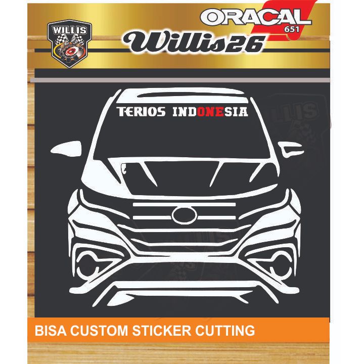 Jual New Promo Stiker cutting All New Terios Facelift Gen 2 Variasi ...