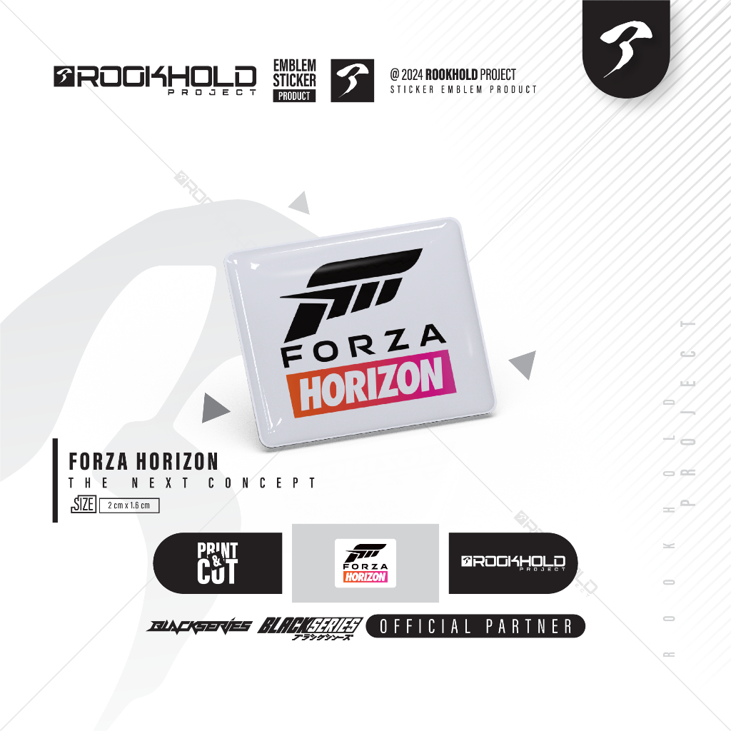 Jual Stiker Emblem Forza Horizon | Stiker Timbul Forza Horizon ...
