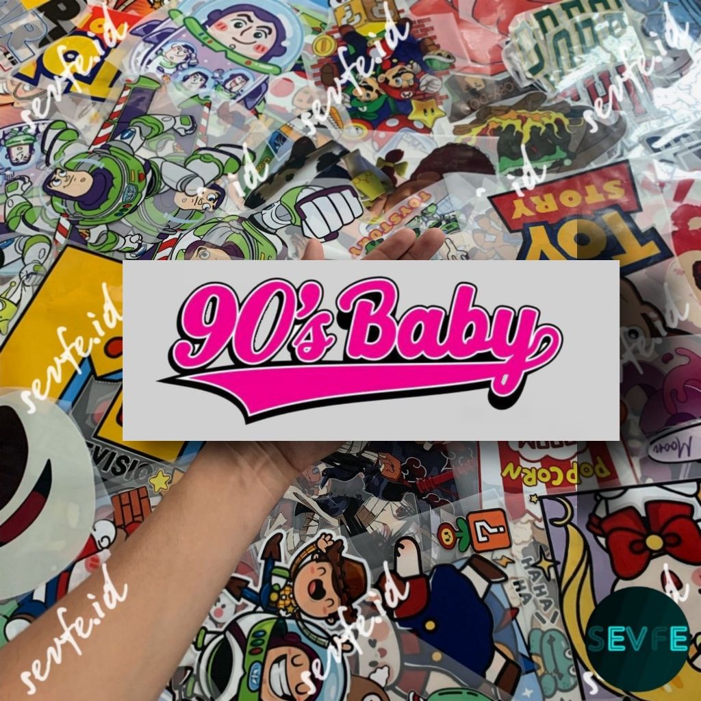 Jual Stiker DTF Sablon Setrika Sablon Stiker TULISAN FONT ±30 & ±10 cm ...