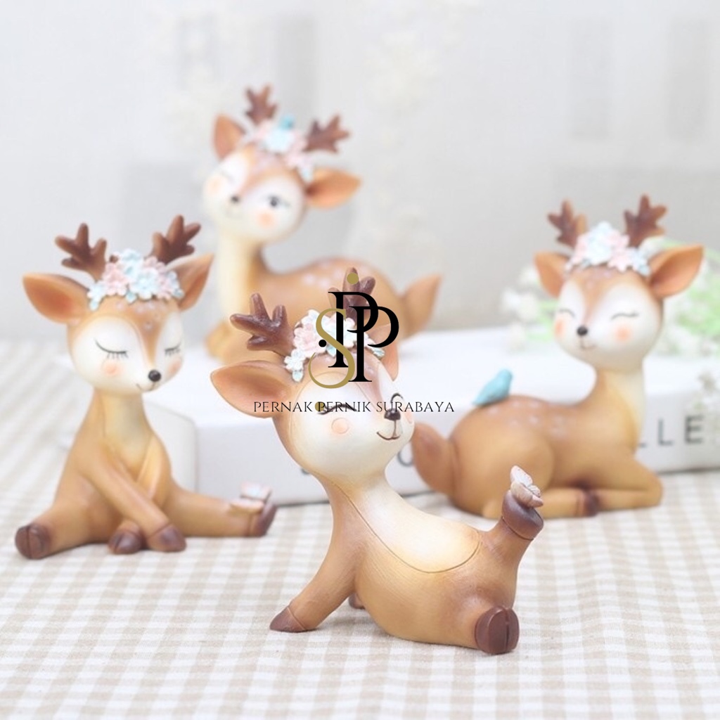 Jual PAJANGAN RUSA KELINCI DEKORASI RUANGAN MOBIL MINIATUR KUE TART ...
