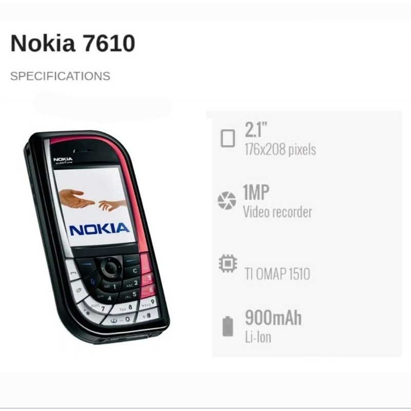 Jual NOKIA 7610 KETUPAT HP NOSTALGIA HP UNIK CANTIK DAN ANTIK HPNYA PARA ANAK GAUL DI JAMANYA ...