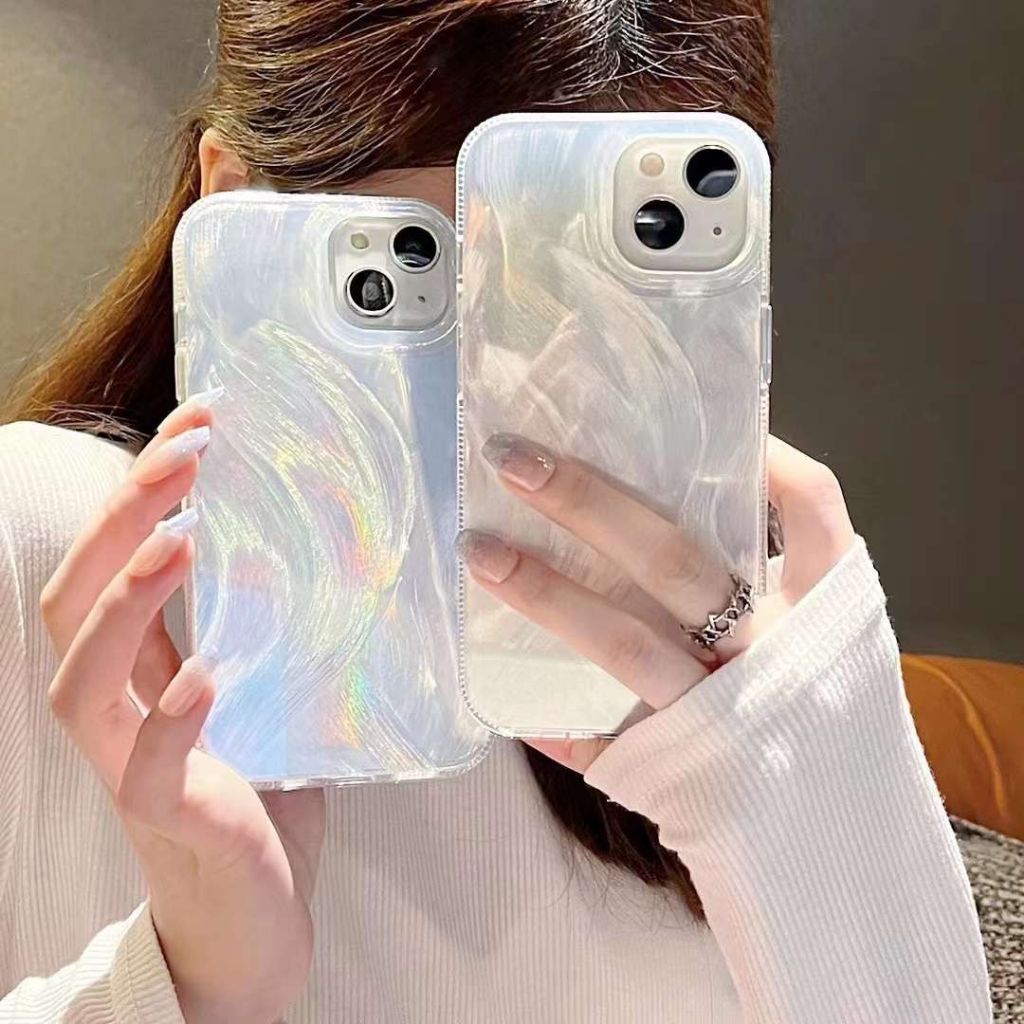 Jual Kung Fu Case - Casing Feather holo Polos Iphone 7 8 7Plus 8Plus Xr ...