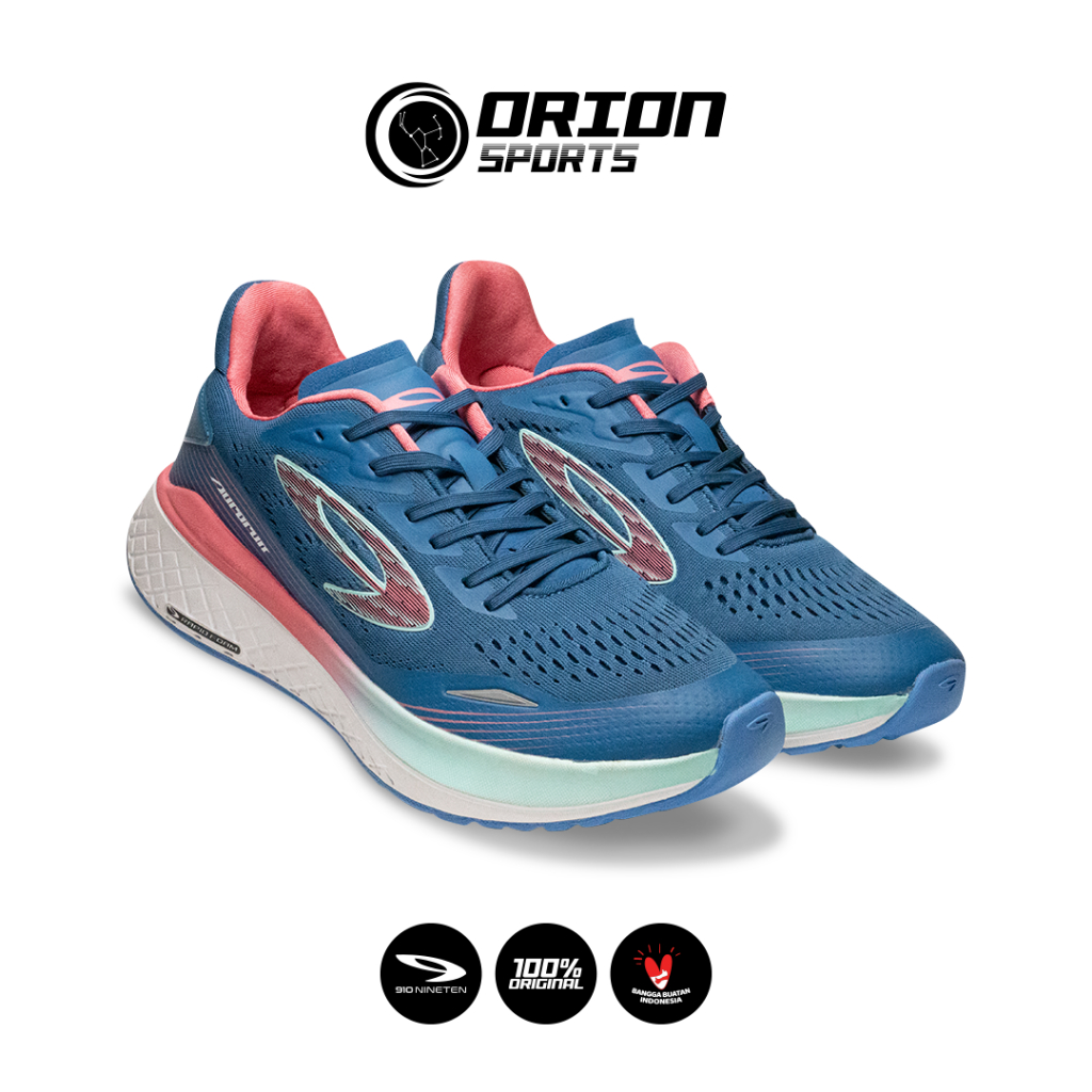 Jual SEPATU RUNNING 910 AURORUN - BIRU/PUTIH/MERAH SPECIAL COLOUR ...