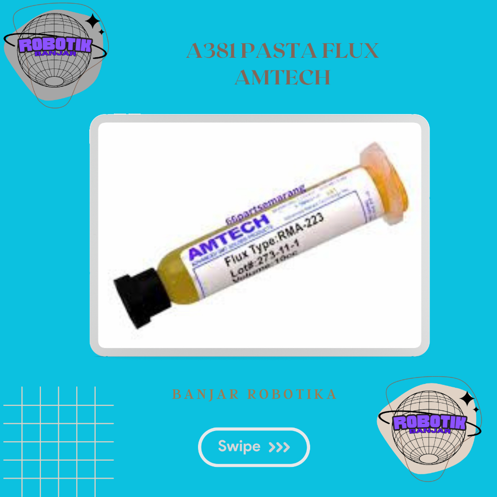 Jual A381 PASTA SOLDER FLUX AMTECH AMT-223 10CC | Shopee Indonesia