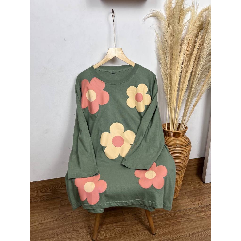 Jual AKAVI - FLORIST KAOS SUPER JUMBO KAOS BIGSIZE ATASAN OVERSIZE LD ...