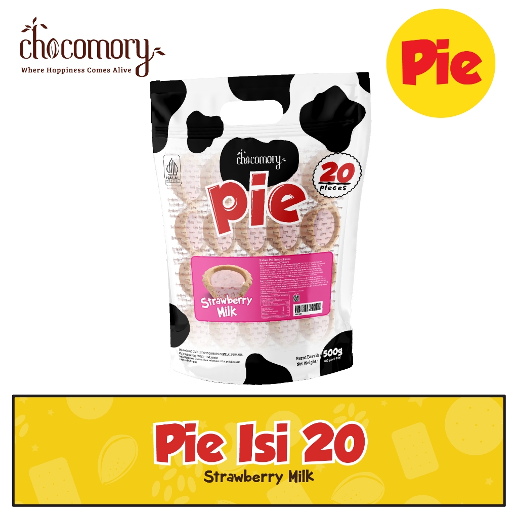 Jual Chocomory Strawberry Pie isi 20 500g | Shopee Indonesia