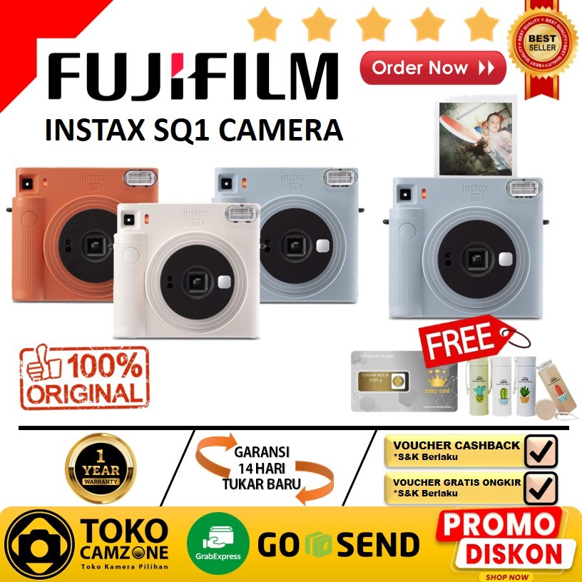 Jual Fujifilm Instax SQ1 Fuji Instax Square SQ1 - Garansi | Shopee ...