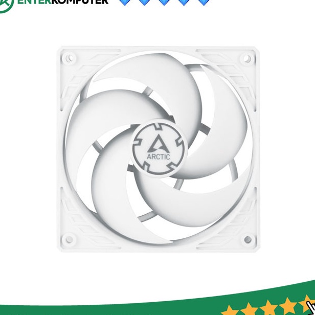 Jual Langsung Dapat Arctic P12 PWM PST 12CM Case Fan White Fan Casing ...