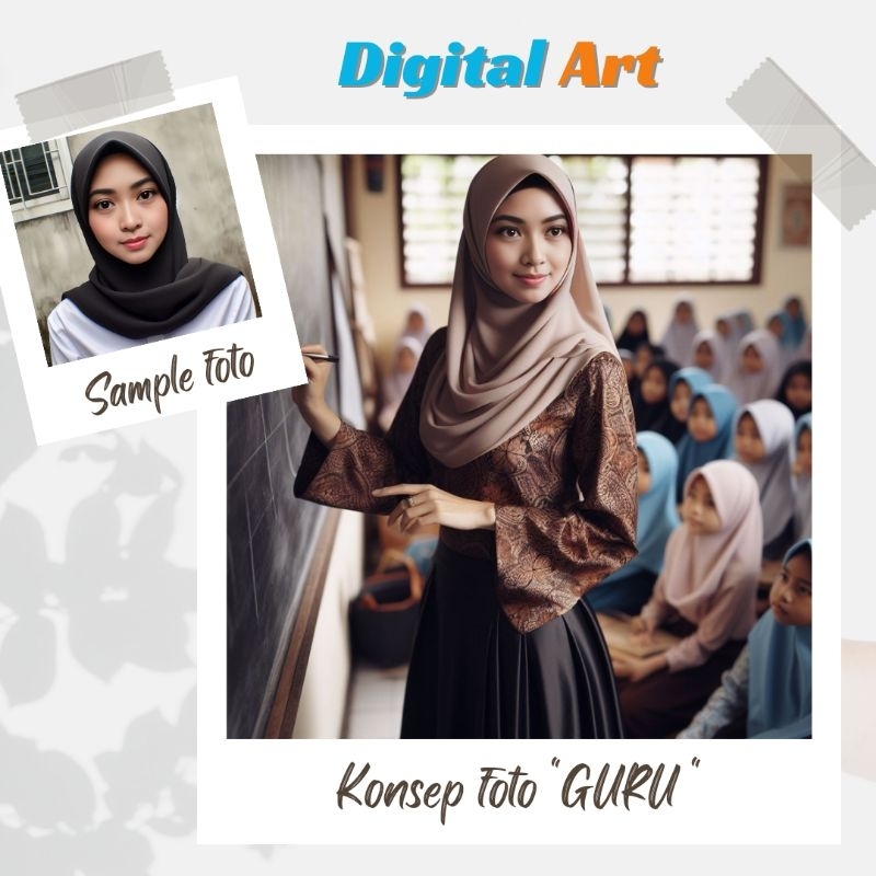 Jual EDIT FOTO AI KONSEP (GURU) | Shopee Indonesia