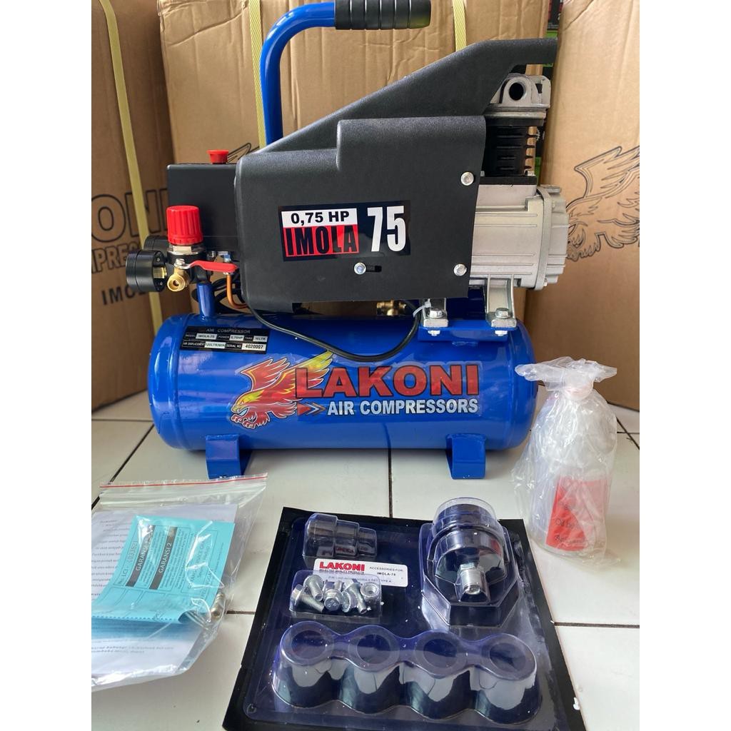 Jual lakoni imola 75 Mesin Compresor Listrik / Kompresor Pompa Angin 3/ ...
