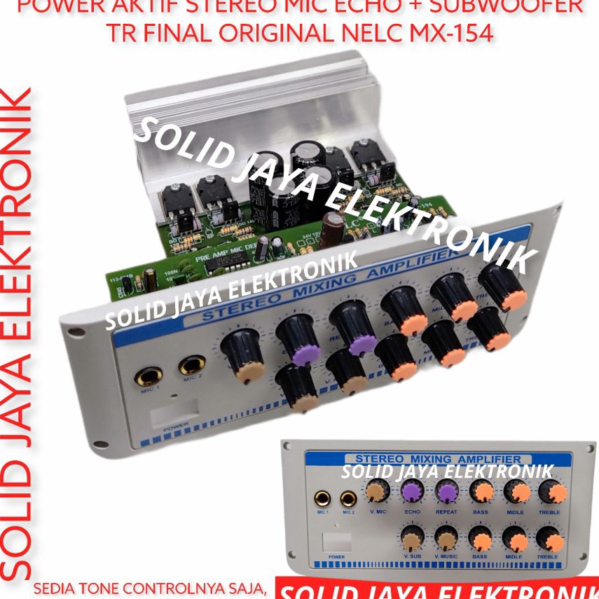 Jual ACi KIT POWER SPEAKER AKTIF MIXING 2 TINGKAT MIC SUBWOOFER KARAOKE AMPILIFIER SOUND NELC ...