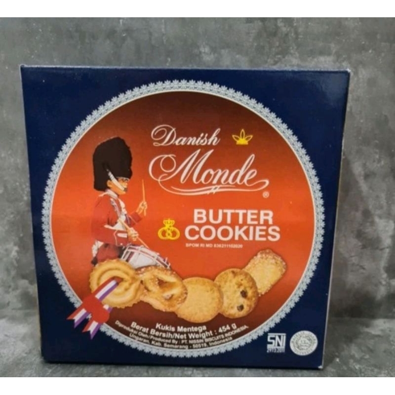 Jual DANISH MONDE BUTTER COOKIES 454 GRAM HARGA PERKARTON ISI 12 KALENG ...
