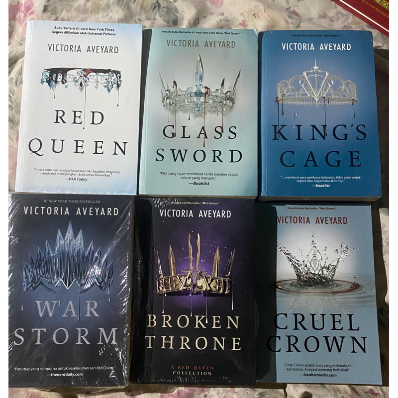 Jual RED QUEEN SET VICTORIA AVEYARD (BOOKED) | Shopee Indonesia