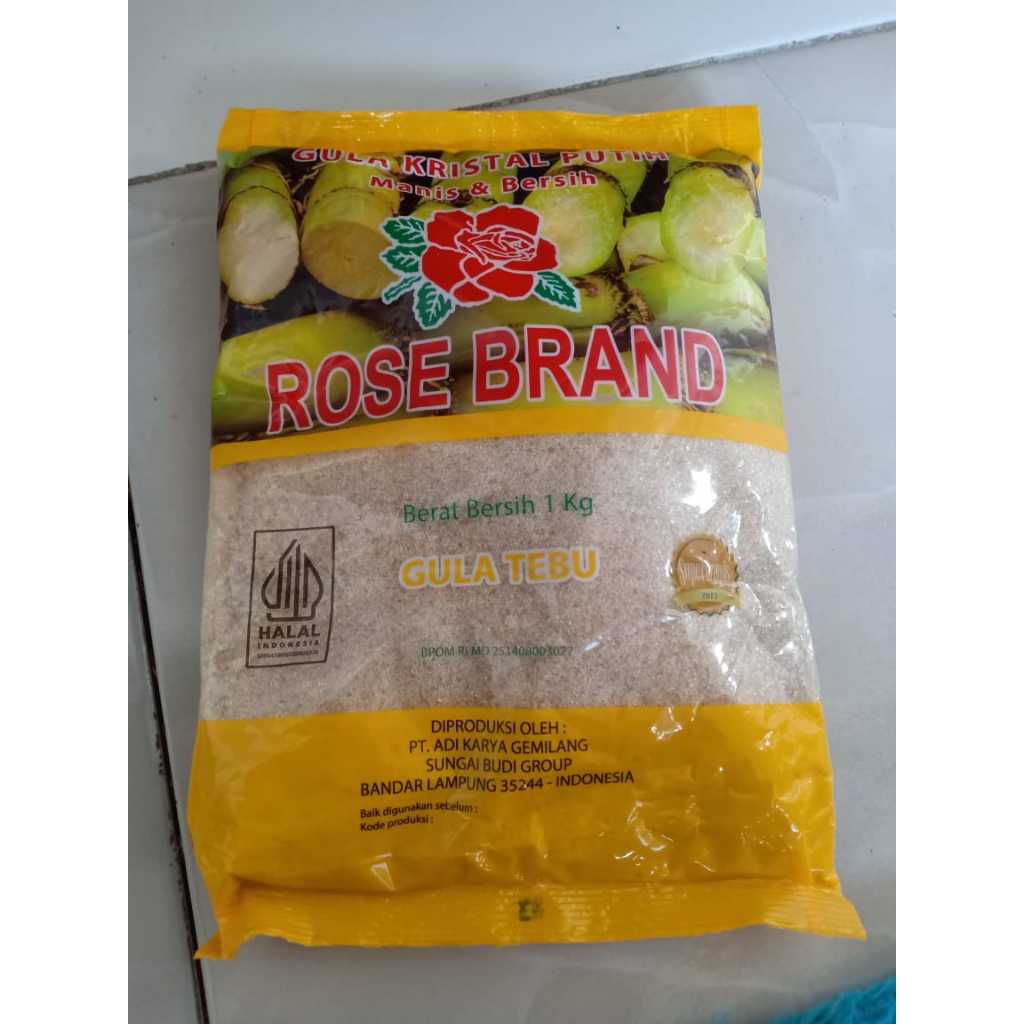 Jual ROSE BRAND GULA TEBU 1 KG | Shopee Indonesia
