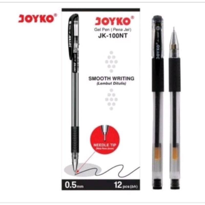 Jual (12pcs) Pulpen Gel JOYKO JK-100/Bolpoin JOYKO JK-100NT/ pulpen Joyko | Shopee Indonesia