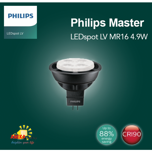 Jual Philips Master Led spot LV MR16 4.9W | Shopee Indonesia