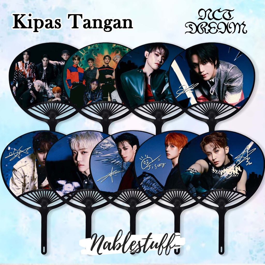 Jual Kipas Tangan NCT Dream Scape Smoothie Ver // Kipas Kerang ...