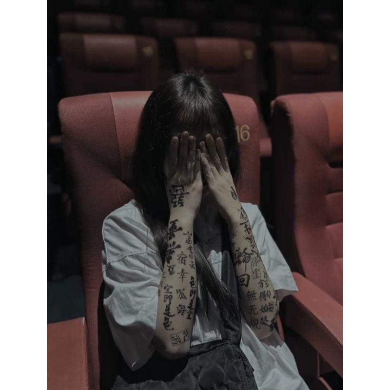 Jual stiker tattoo temporari Exhuma Japanese Japan Jepang Kanji tato ...