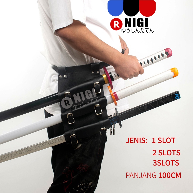 Jual NIGI Belt Sabuk Pedang Kulit Sintetis Cosplay Extrime ...