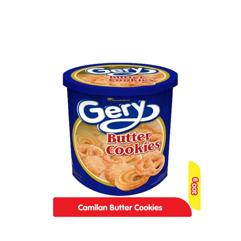 Jual Gery butter cookies bucket 300g | Shopee Indonesia