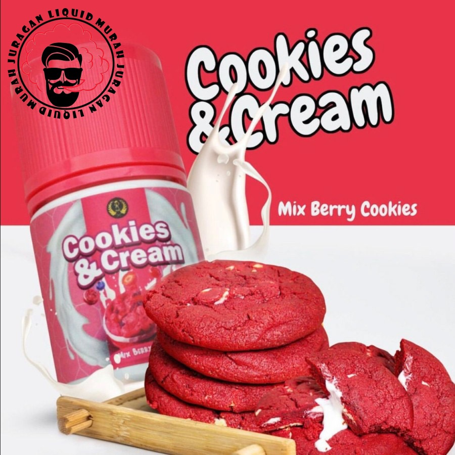 Jual Cookies & Cream V2 Mix Berry Cookies Liquid Cookies and Cream V2 ...