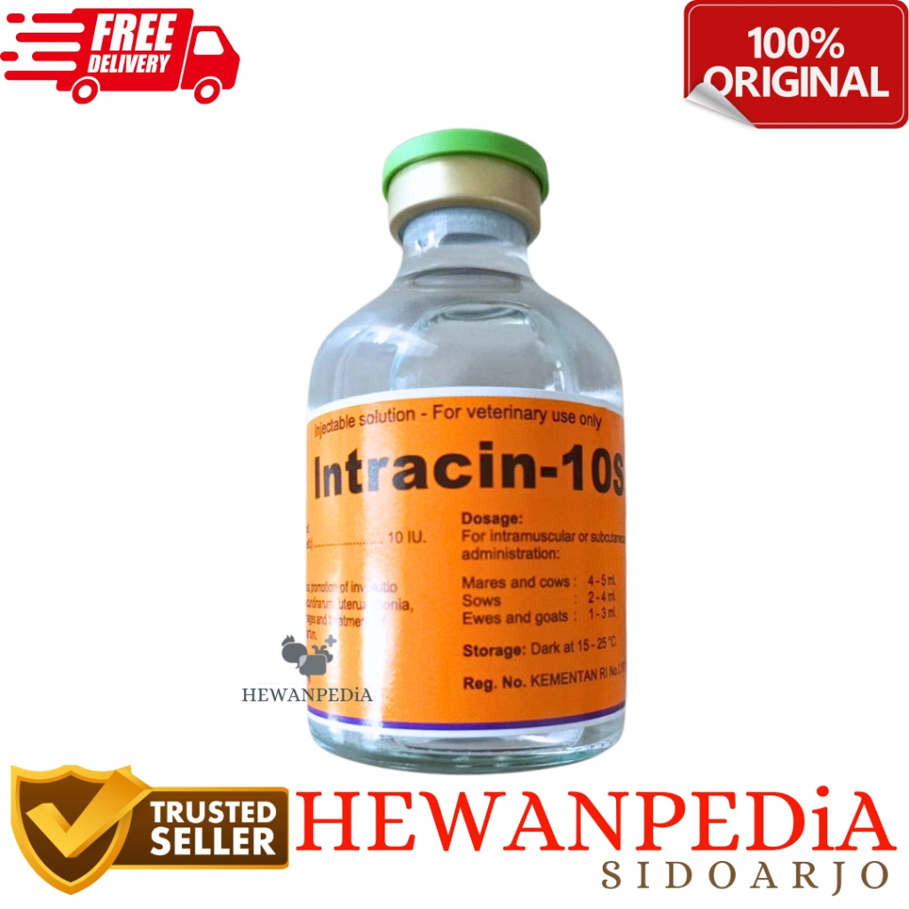Jual INTRACIN 50 ml (Pengganti Oxytocin 10) Hewanpedia - Obat Hormon Kontraksi Uterus Kelenjar ...