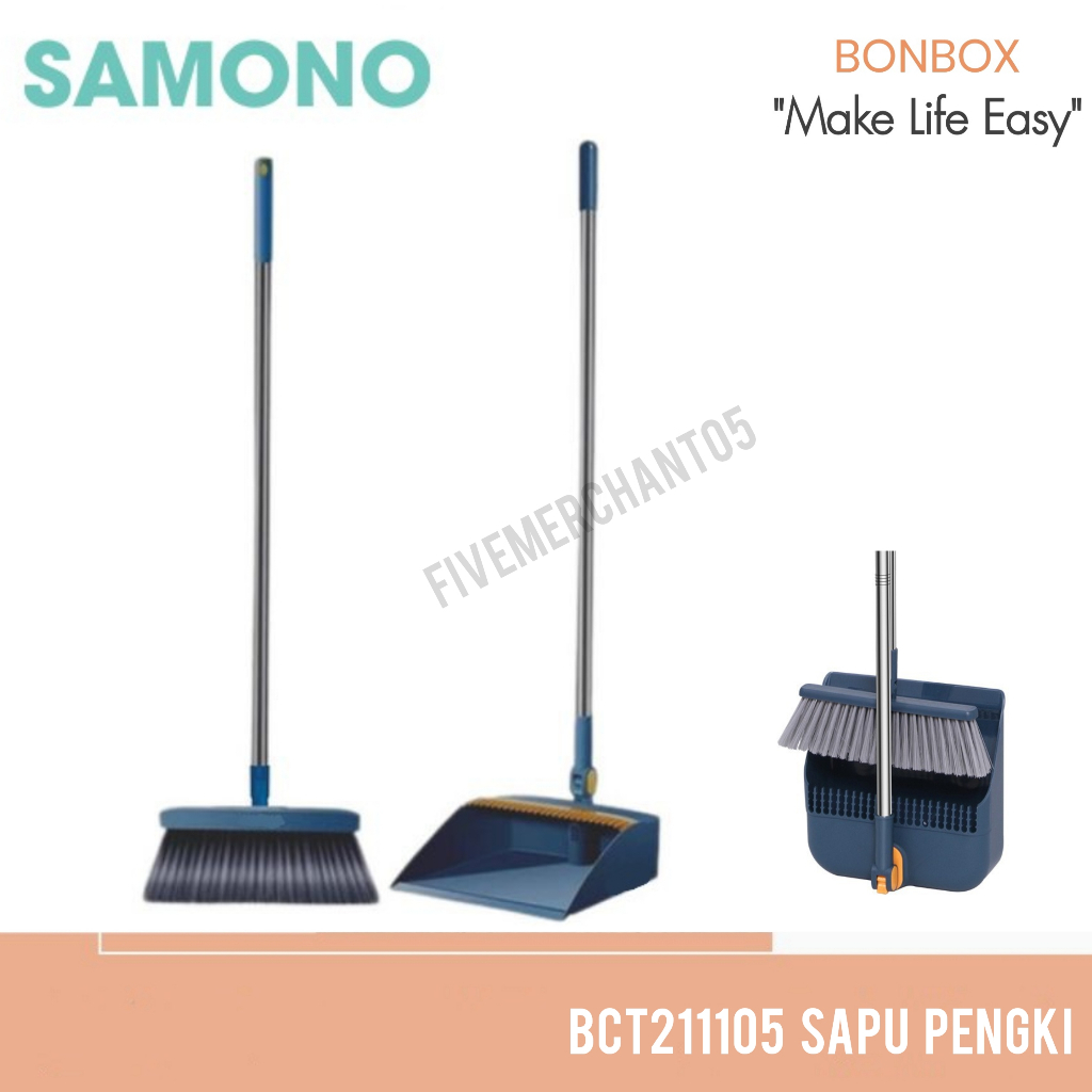 Jual Sapu Pengki Set Bonbox Samono BCT211105 Biru Sapu Pengki Lipat ...